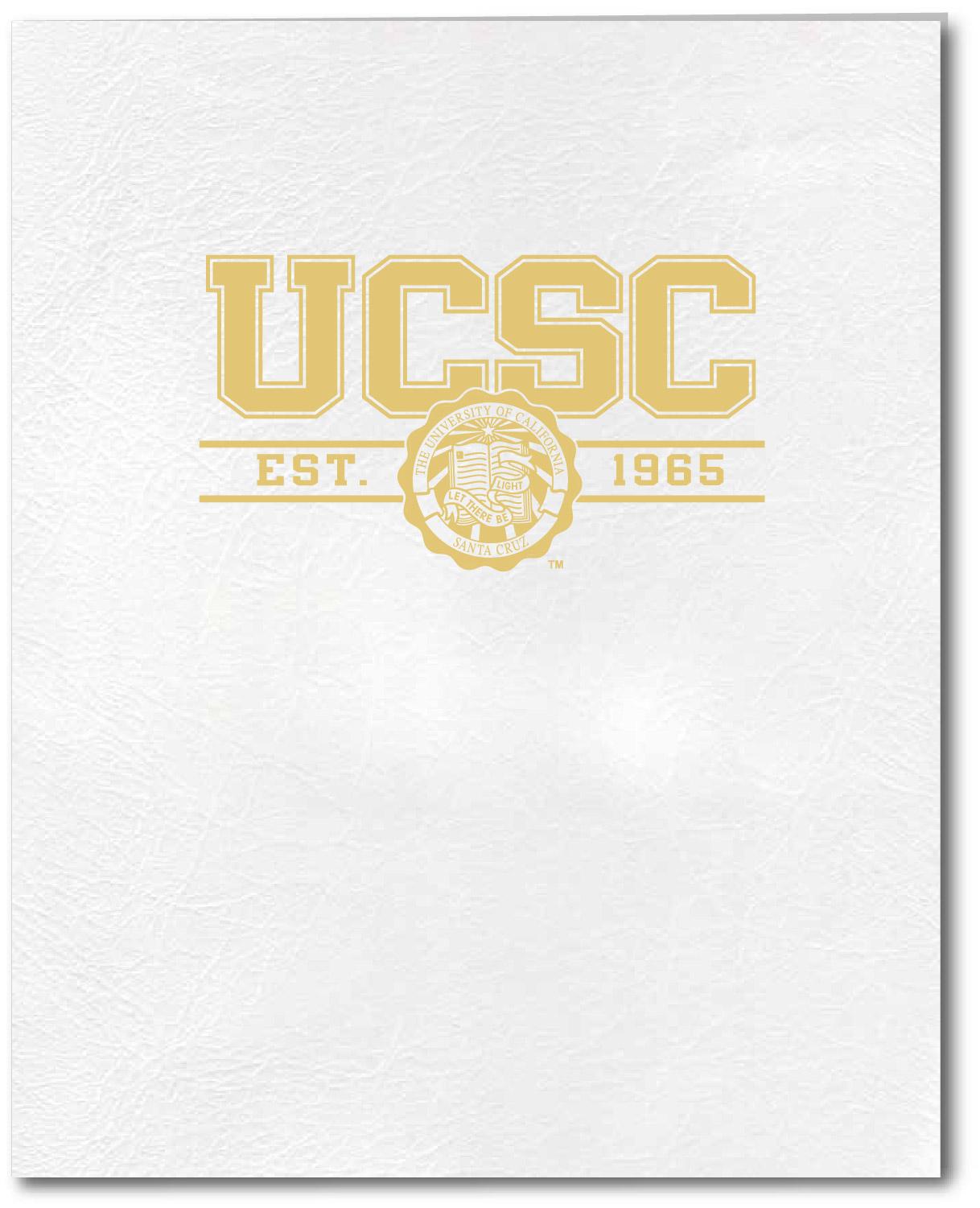 UCSC MATTE WHITE FOLDER